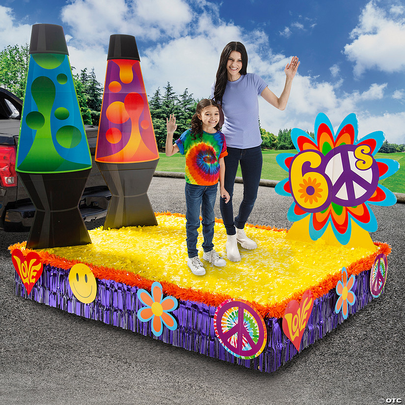 60s Groovy Lava Lamp Parade Float Decorating Kit - 13 Pc.