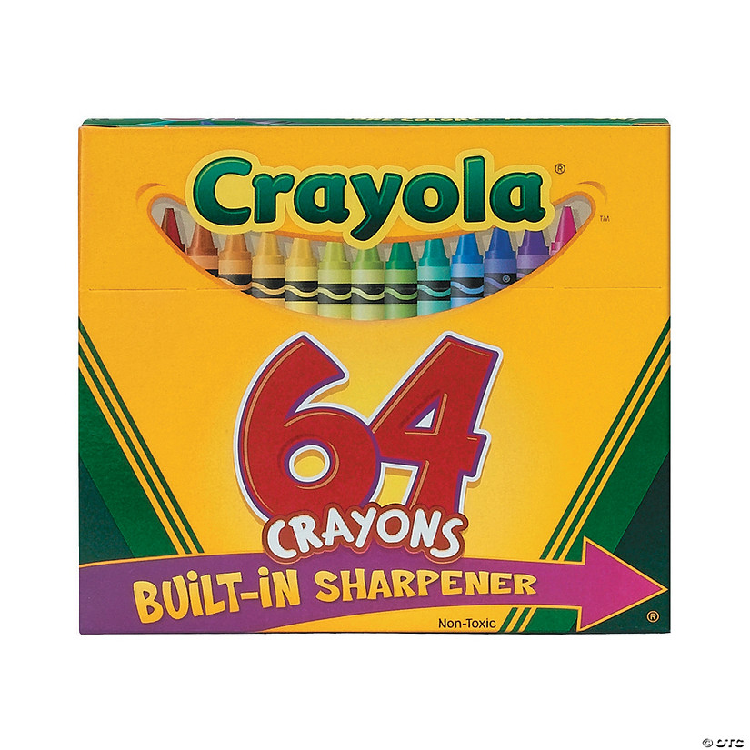 64-Color Crayola® Crayons - 1 Box | Oriental Trading