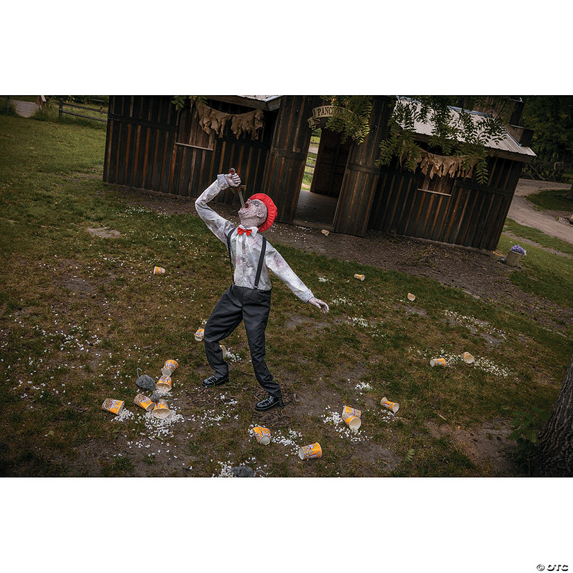 72" Sword Swallower Animated Halloween Prop | Oriental Trading