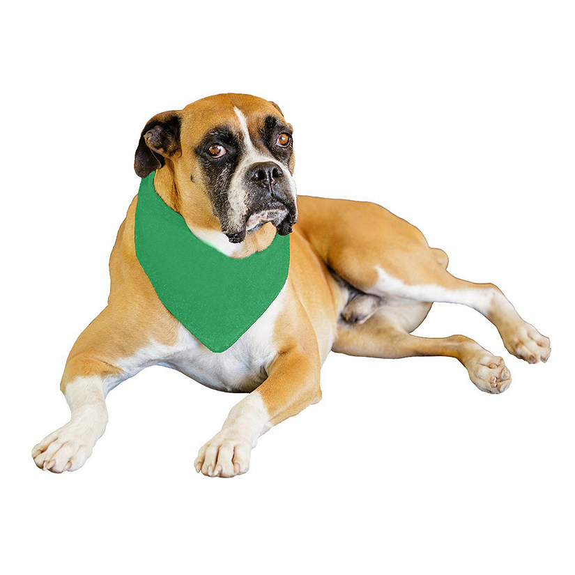 9 Pack Solid Polyester Dog Neckerchief Triangle Bibs - Extra Large ...