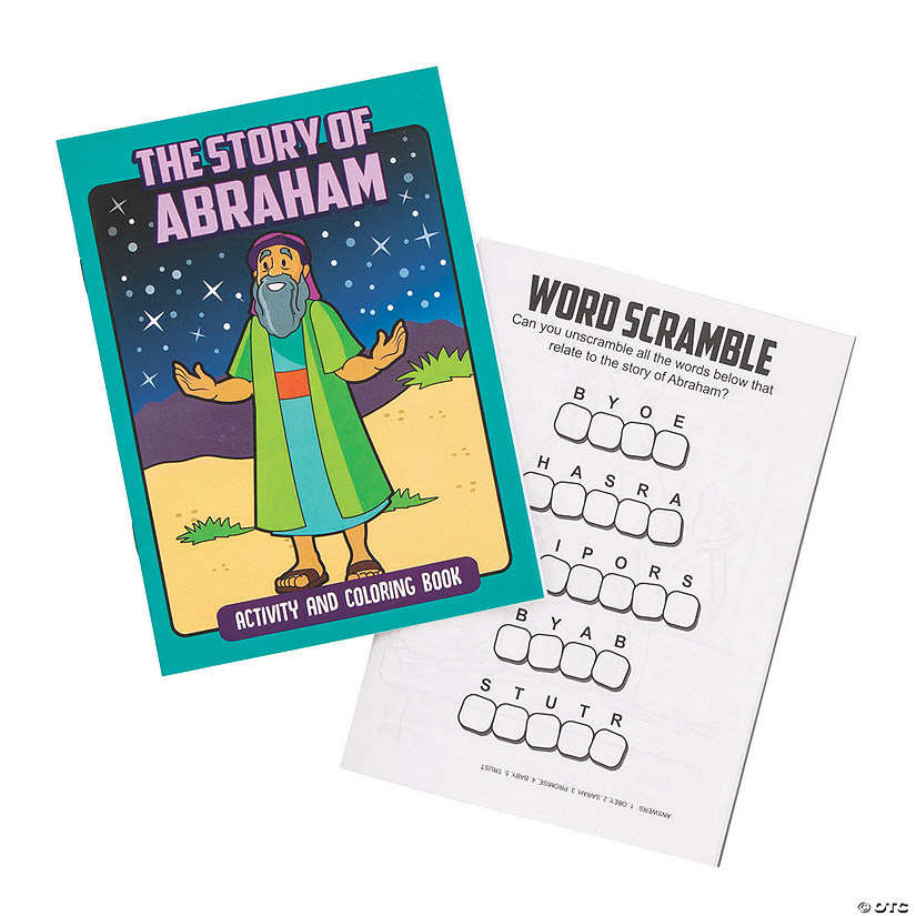Abraham Activity Books - 24 Pc. - Discontinued