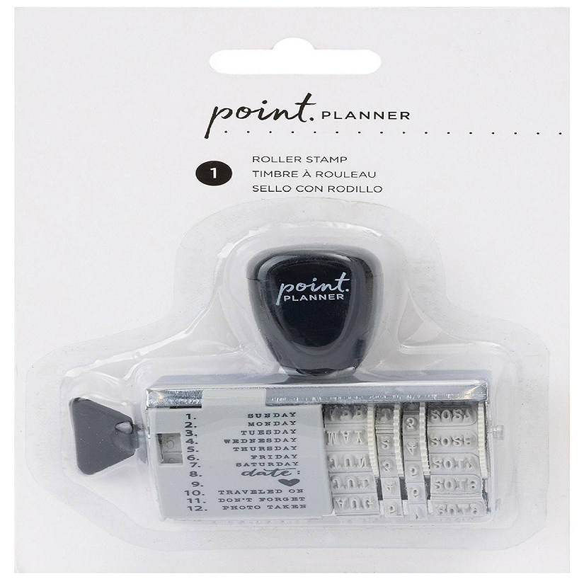 AC Point Planner Roller Stamp-Date | Oriental Trading