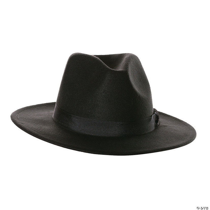 Adults Black Fedora Hat | Oriental Trading