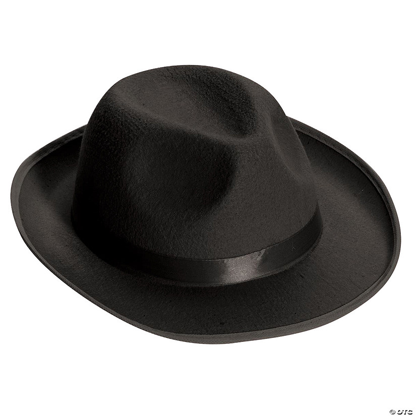 Adults Black Fedora - Discontinued