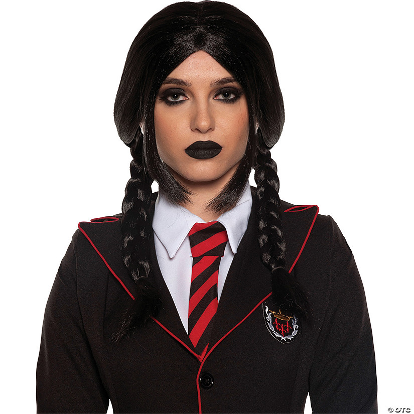 Adults Black Gothic Braids Wig | Oriental Trading