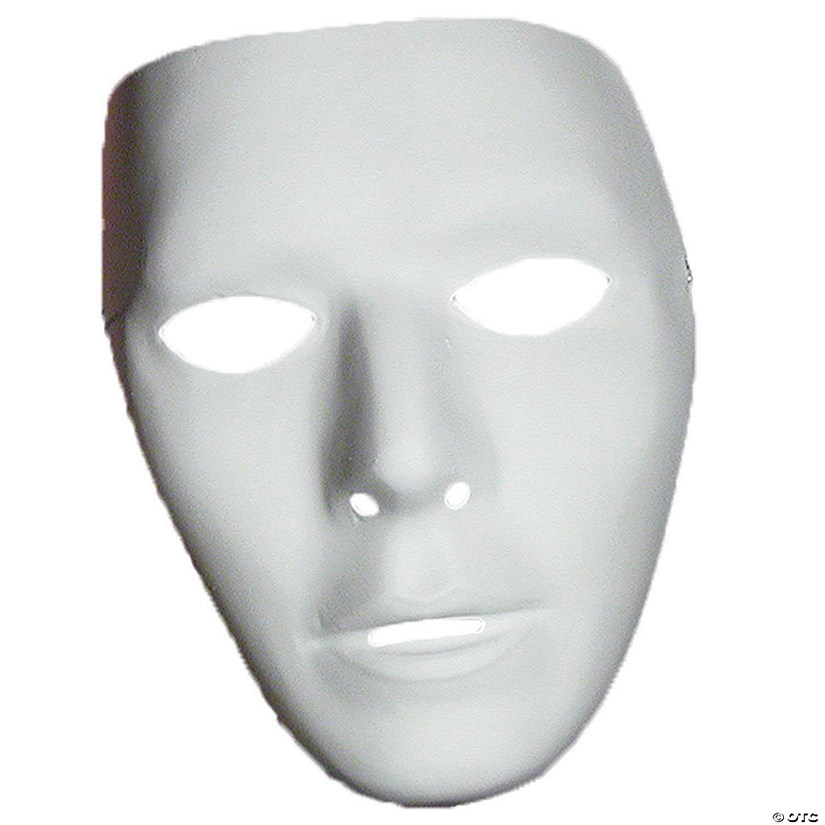 Adults Blank Male Mask | Oriental Trading