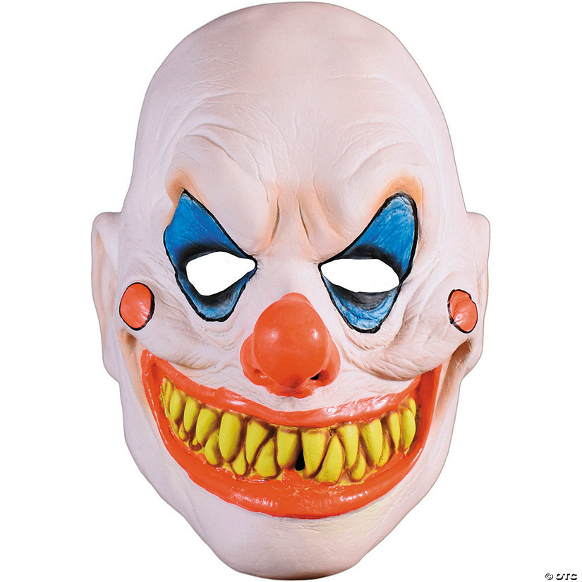 Adults Don Post Studios Demented Clown Half Mask - One Size | Oriental ...
