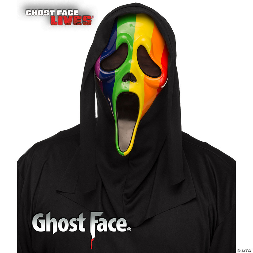 Adults Ghost Face ® Rainbow Pride Full Mask