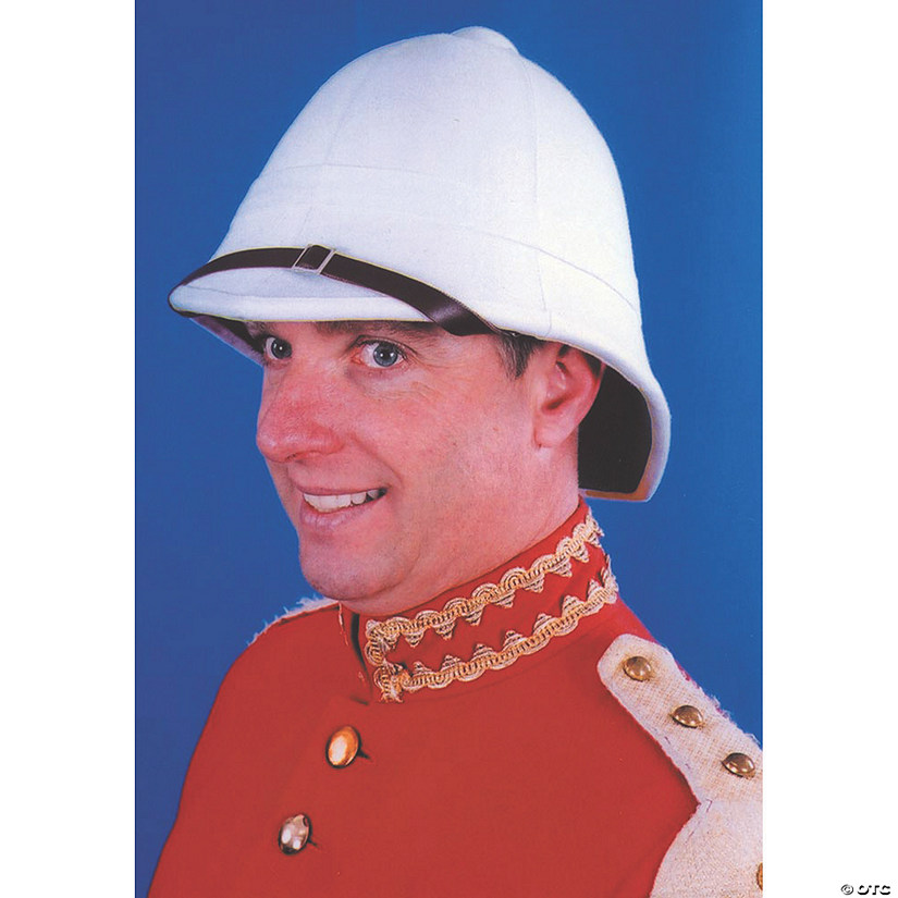 Adults White British Pith Hat | Oriental Trading