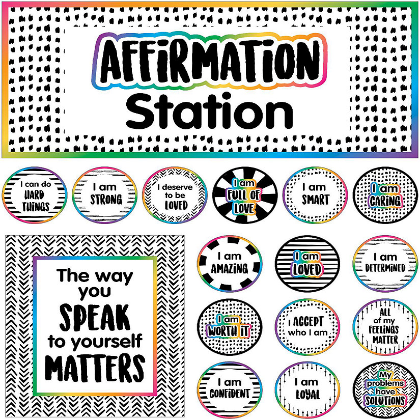 Affirmation Station Bulletin Board Set | Oriental Trading