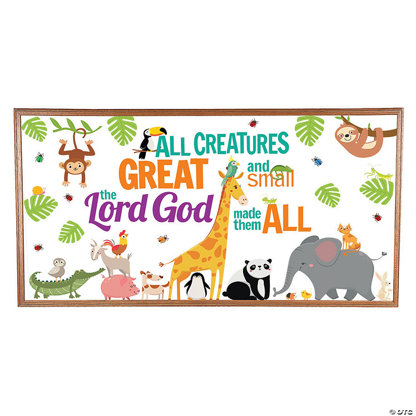 All Creatures Big & Small Bulletin Board Set - 11 Pc.