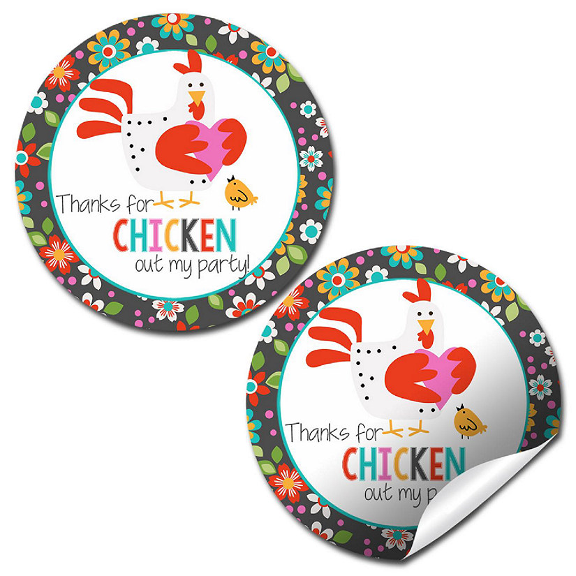 AmandaCreation Cool Chick Thank You Envelope Seal 40pc | Oriental Trading