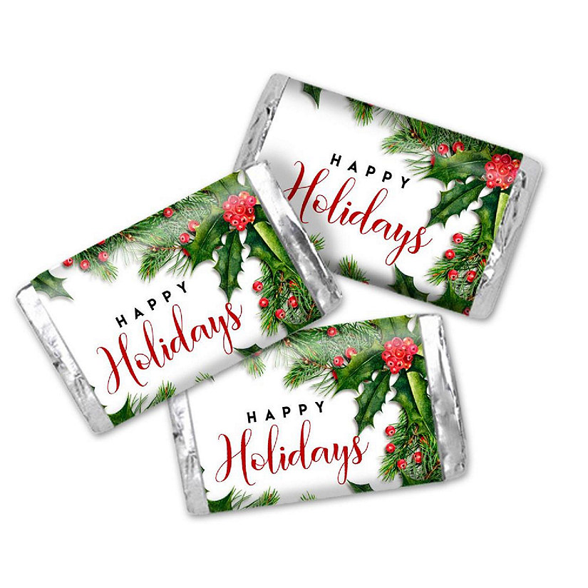 AmandaCreation Holly and Pine Mini Candybar Wrappers 45pc. | Oriental ...