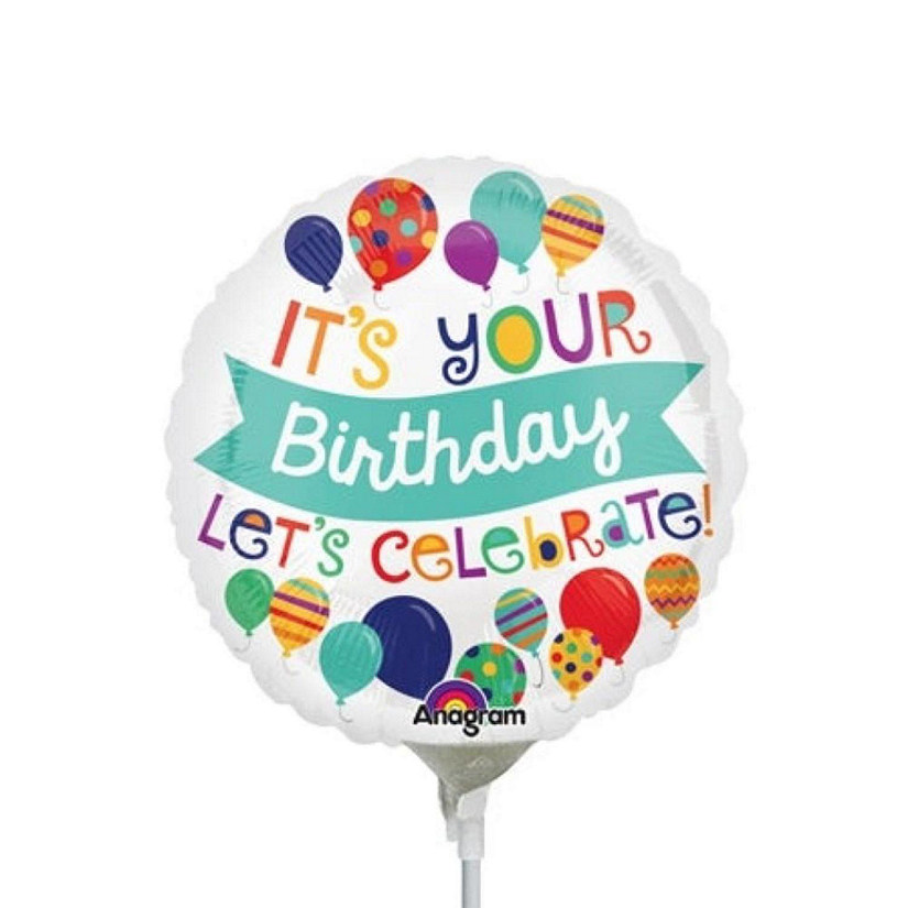 Anagram - 9" - Multicolour - Graduation Foil Balloons