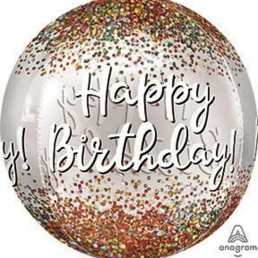 Anagram - Birthday Sequins Clear Balloon | Oriental Trading