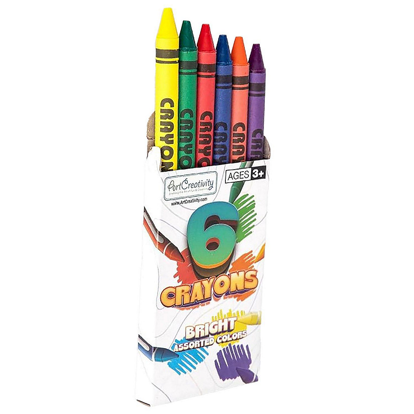 ArtCreativity Crayons Bulk Set - 200 Packs (1200 Total), 6ct Boxes ...