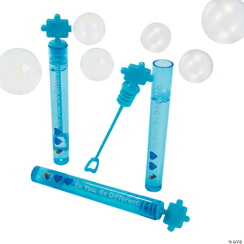 Autism Awareness Bubble Bottles