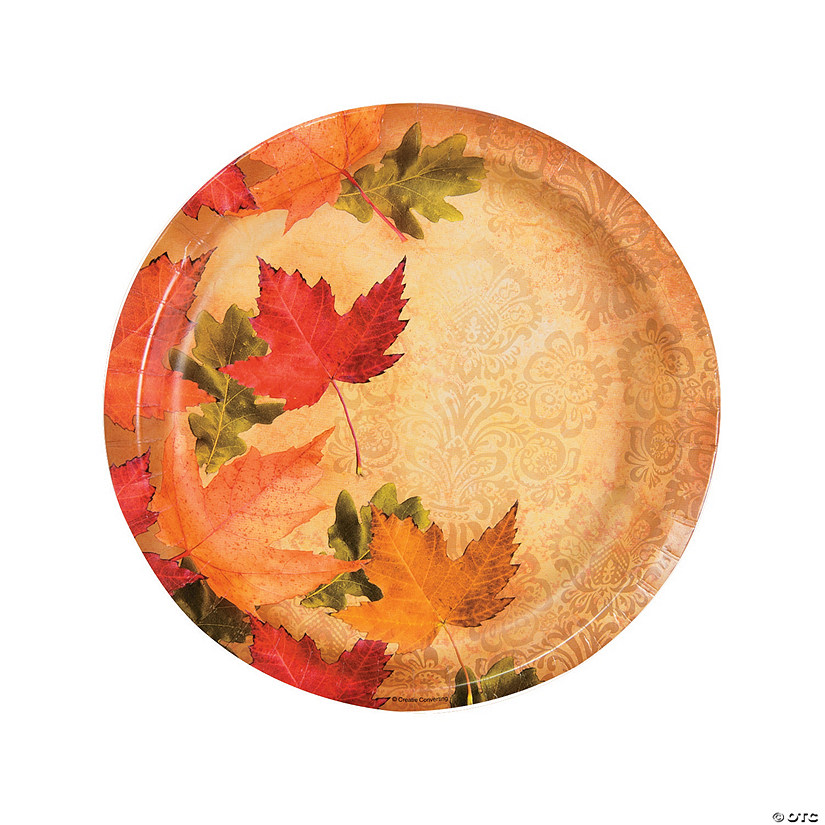 Autumn’s Elegance Dinner Plates - 8 Ct. - Discontinued