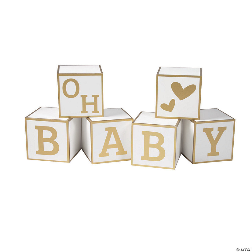 Baby Blocks Guest Book Decoration | Oriental Trading