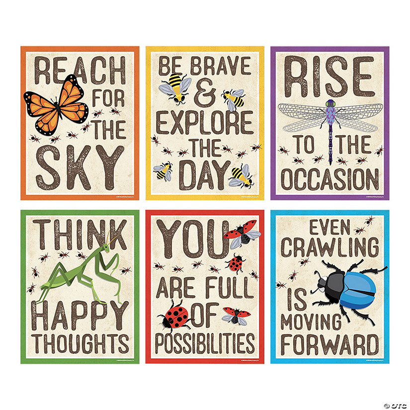 Backyard Adventure Poster Set - 6 Pc. - Discontinued