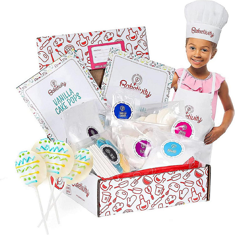 Baketivity Kids Vanilla Cake Pops Baking Kit | Oriental Trading