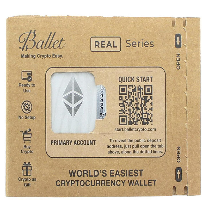 Ballet REAL Series Ethereum Cold Storage Wallet Card | Oriental Trading