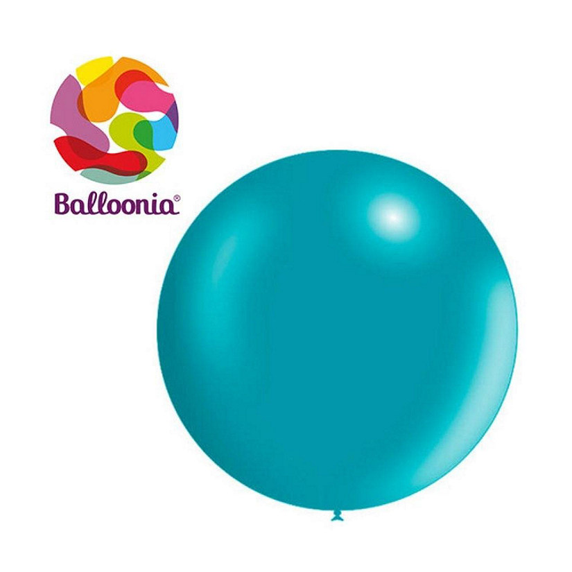 Balloonia - 2 - Metallic Turquoise Balloons | Oriental Trading