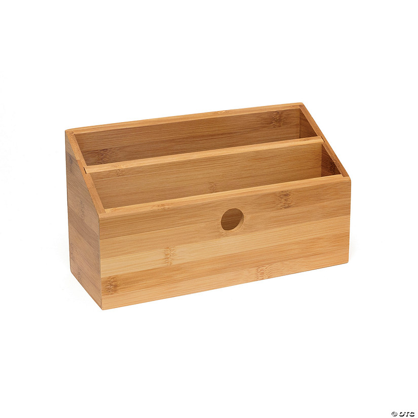 Bamboo 2-Slot Organizer
