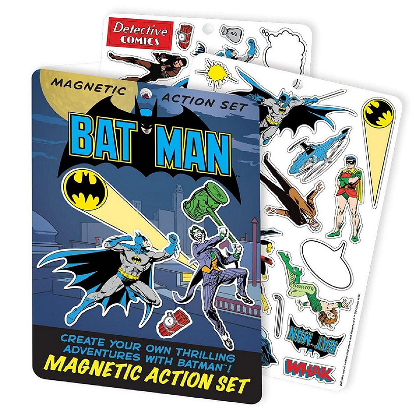 Batman Magnetic Action Set, 2 Sheets | Oriental Trading
