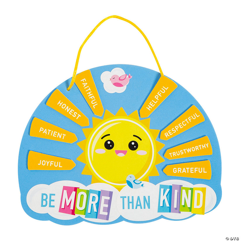 Be More Than Kind Sign Craft Kit - Makes 12