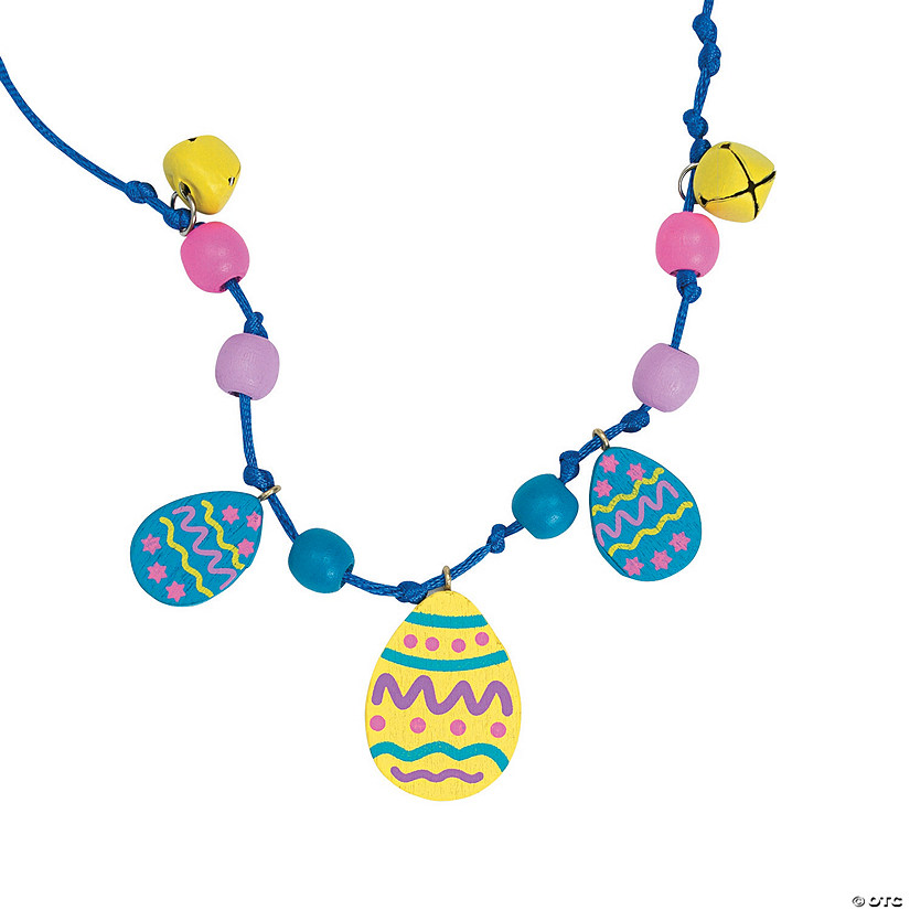 Beaded Easter Egg Necklace Craft Kit - Discontinued