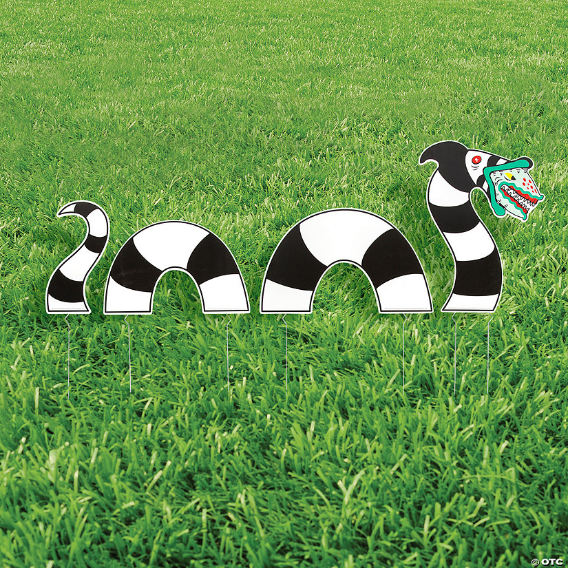 Beetlejuice™ Sand Worm Yard Sign Set - 4 Pc. | Oriental Trading