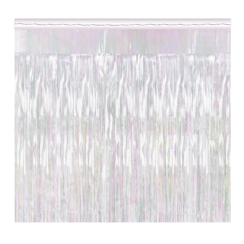 Beistle - 2-Ply Metallic Fringe Drape - Opaque - 6 Pack | Oriental Trading