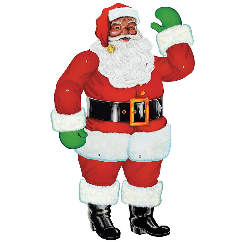 Beistle - 29" Jointed Santa - 12 Pack | Oriental Trading
