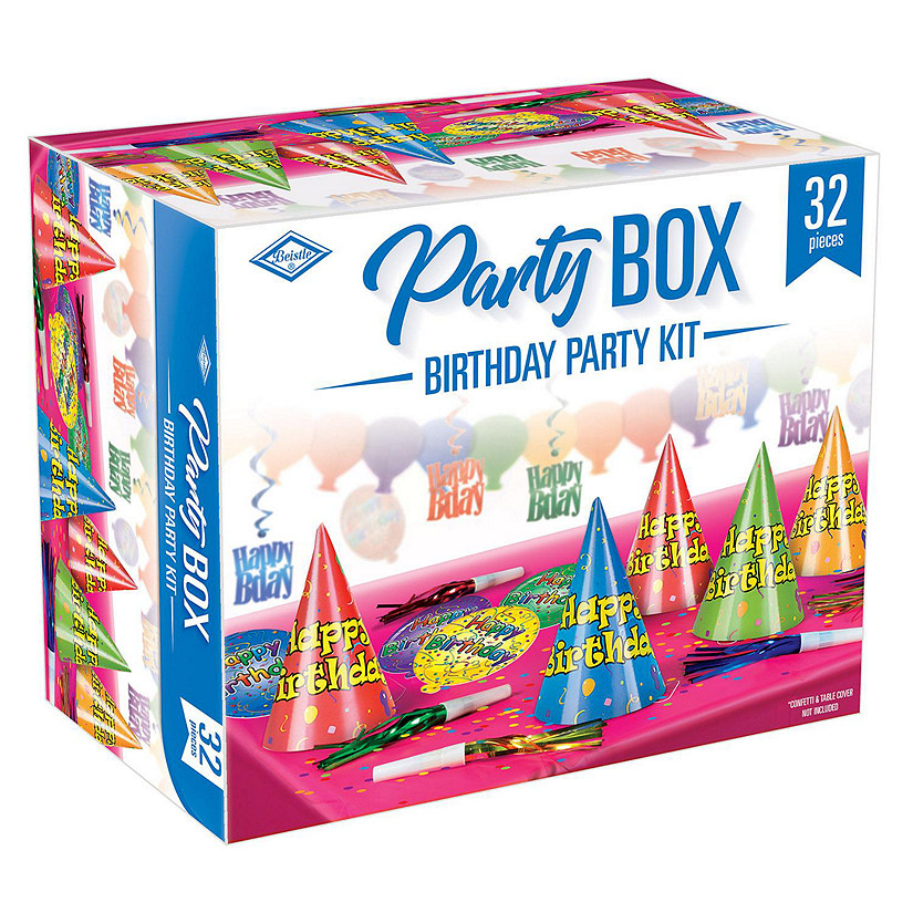 Beistle - Birthday Party Box - 6 Pack | Oriental Trading