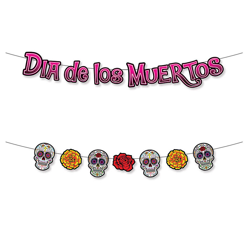 Beistle - Dia De Los Muertos Streamer Set - 12 Pack | Oriental Trading