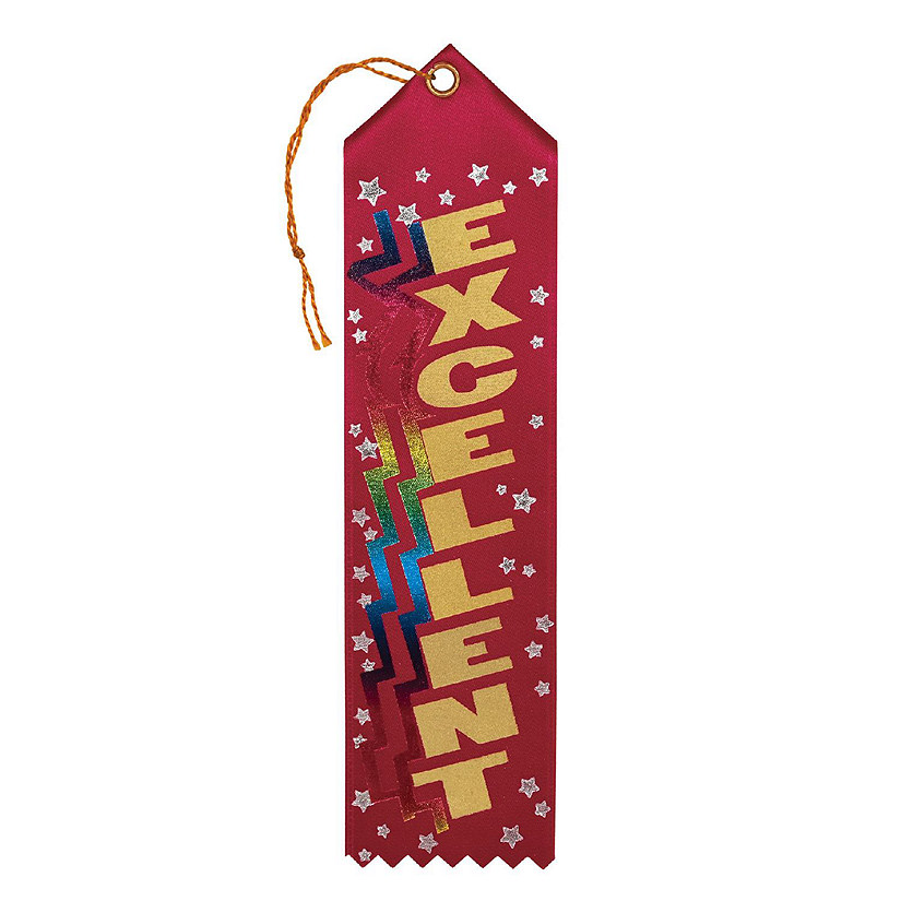 Beistle - Excellent Award Ribbon - 6 Pack | Oriental Trading