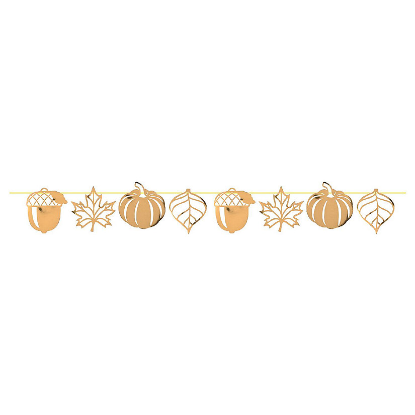 Beistle - Foil Die-Cut Fall Streamer - 12 Pack | Oriental Trading