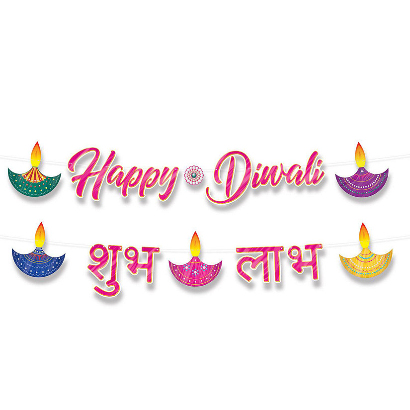 Beistle - Foil Diwali Streamer Set - 12 Pack | Oriental Trading