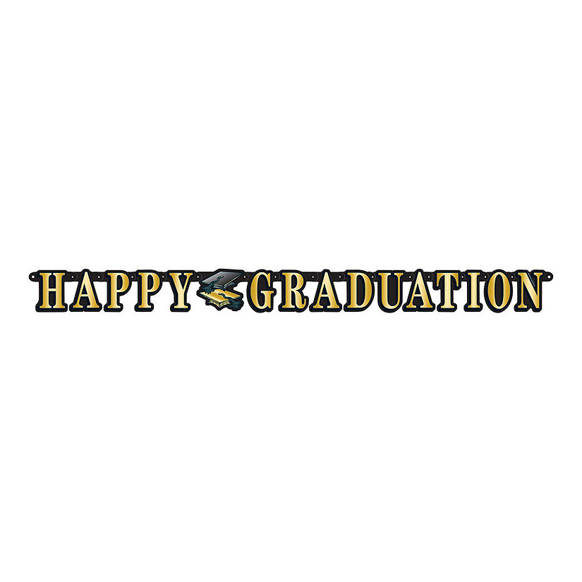 Beistle - Happy Graduation Streamer - 12 Pack | Oriental Trading