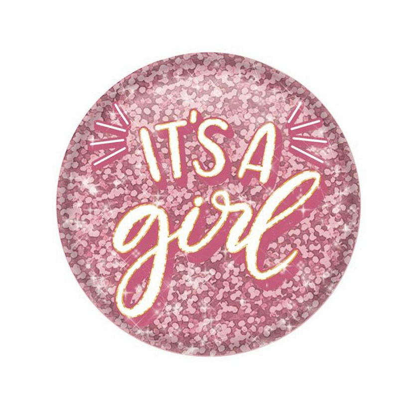 Beistle - It's A Girl Button - 6 Pack | Oriental Trading