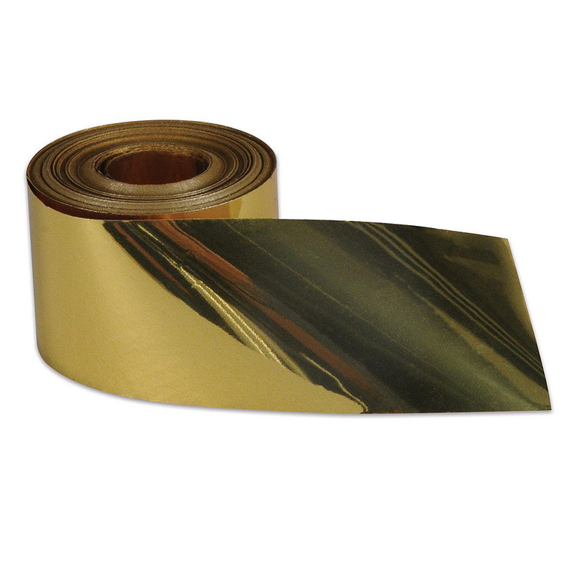 Beistle - Metallic Streamer - Golden - 12 Pack | Oriental Trading