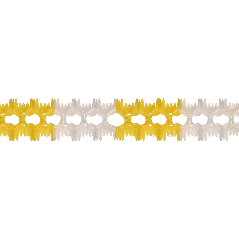 Beistle - Pageant Garland - White and Yellow - 12 Pack | Oriental Trading