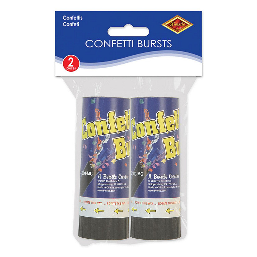 Beistle - Pkgd Confetti Bursts - Multicolor - 12 Pack | Oriental Trading