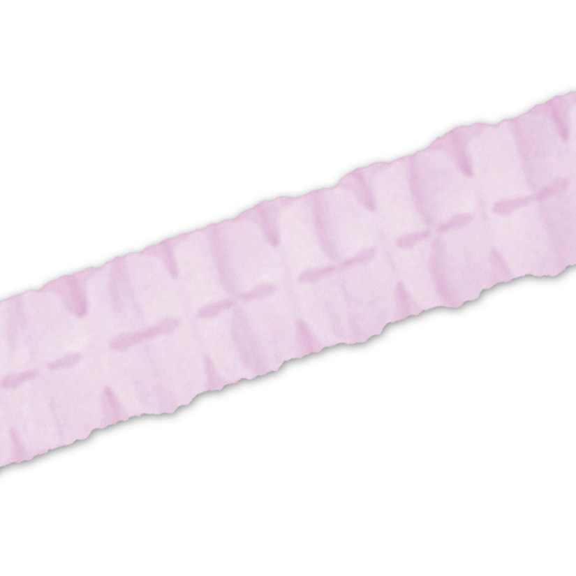 Beistle - Pkgd Leaf Garland - Pink - 12 Pack | Oriental Trading