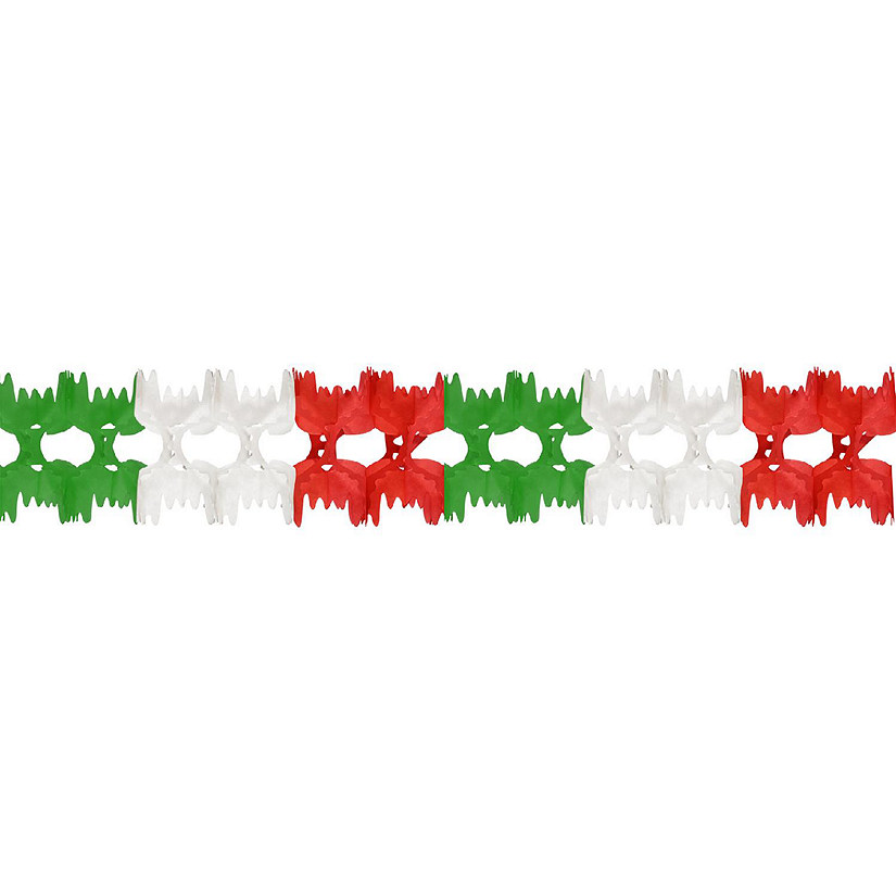 Beistle - Pkgd Pageant Garland - Red, White and Green - 12 Pack ...
