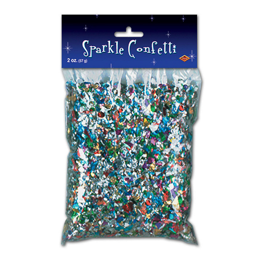 Beistle - Pkgd Sparkle Confetti - 50 Pack 2 oz each | Oriental Trading