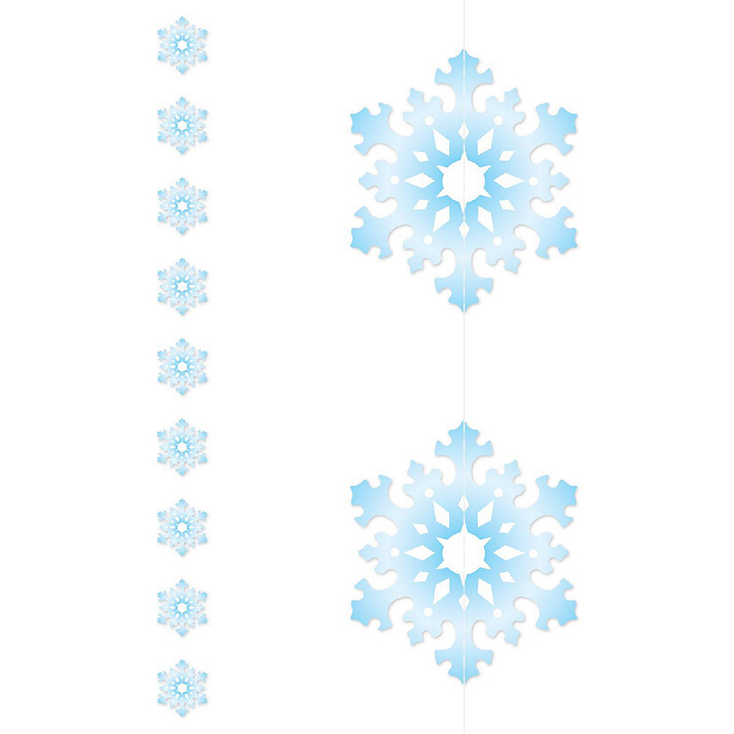 Beistle - Snowflake Stringers - 12 Pack | Oriental Trading