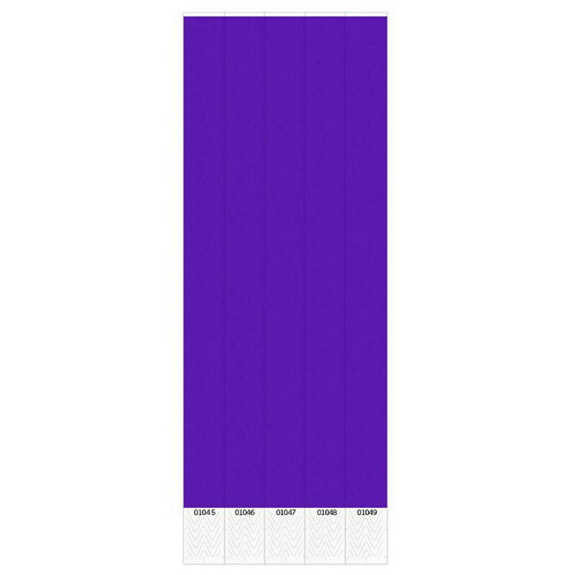 Beistle - Solid Color Wristbands - Purple - 6 Pack | Oriental Trading