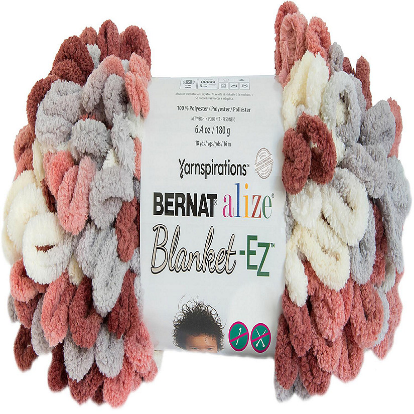 Bernat Alize Blanket-EZ Yarn-Clay | Oriental Trading